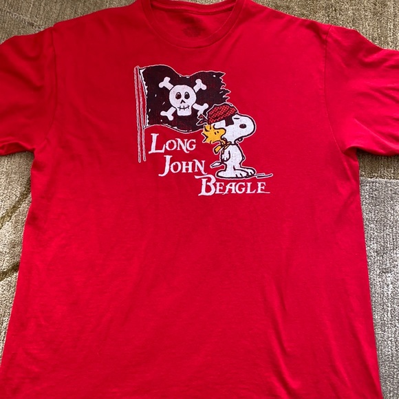 Peanuts | Shirts | Peanuts Long John Beagle Snoopy Tshirt | Poshmark